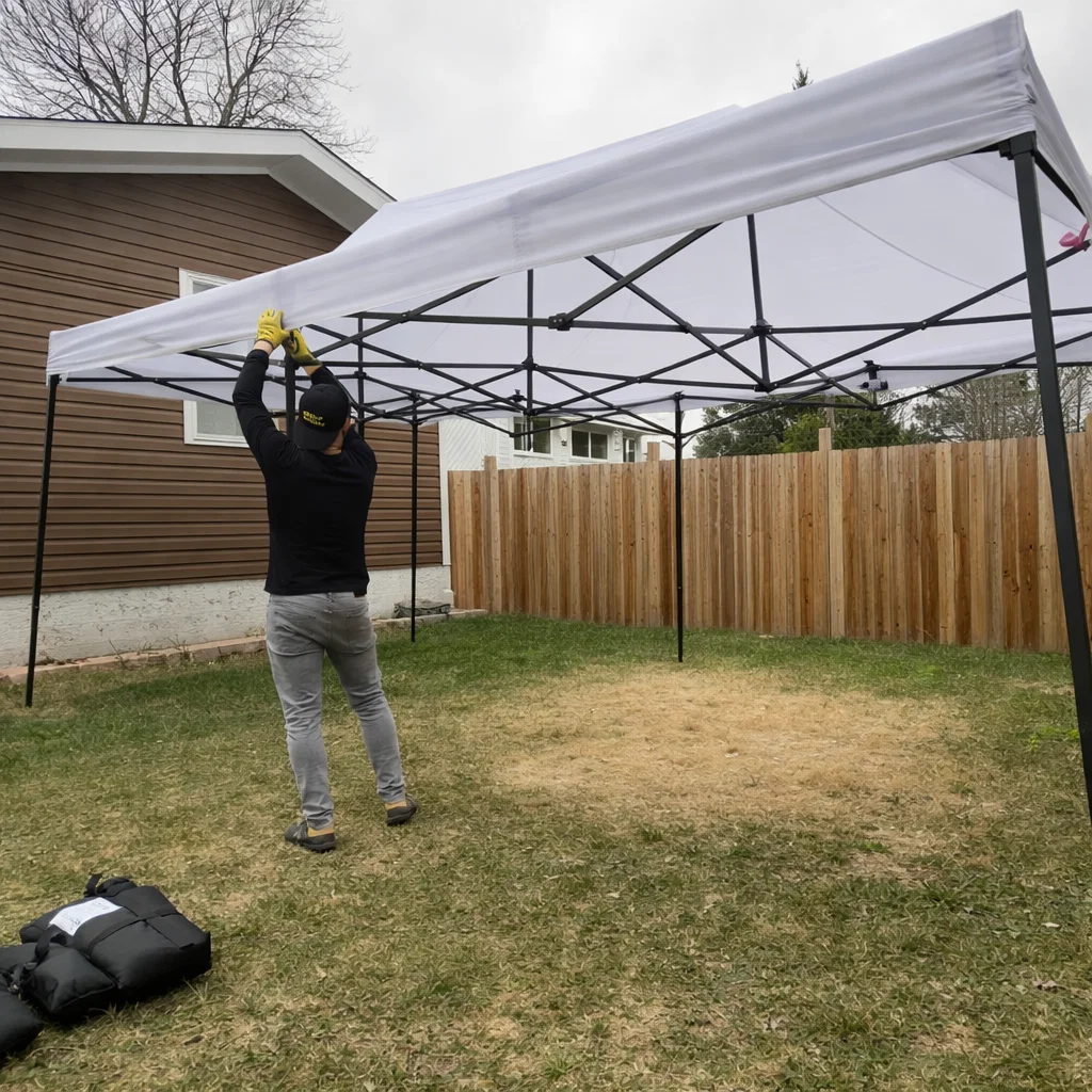 How to Set Up a Canopy Tent by Yourself Properly - Aosom