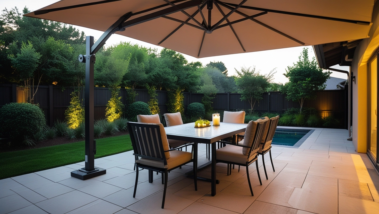 How to Install a Cantilever Umbrella for Your Patio - Aosom