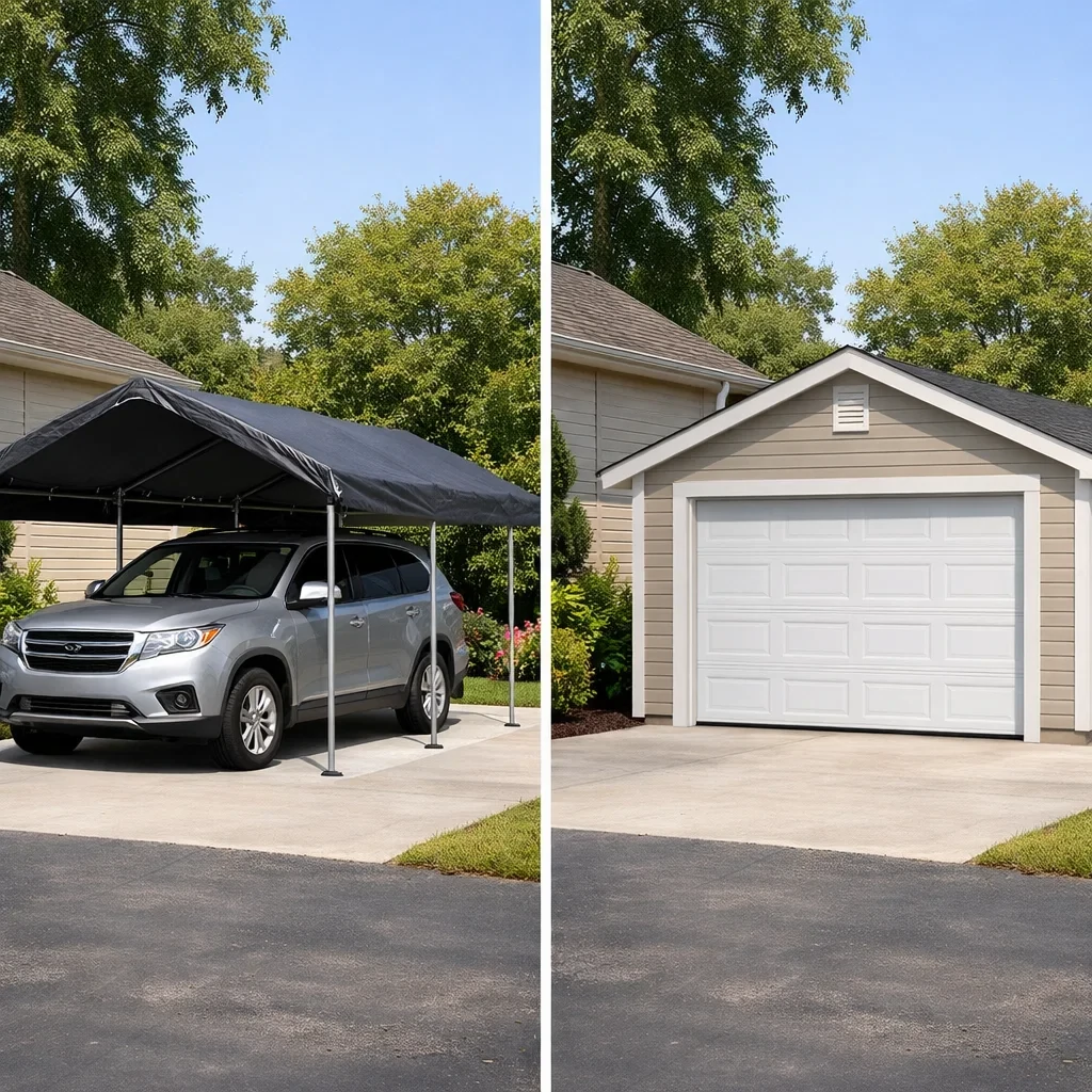 Carport vs Garage: What’s the Key Differences? - Aosom