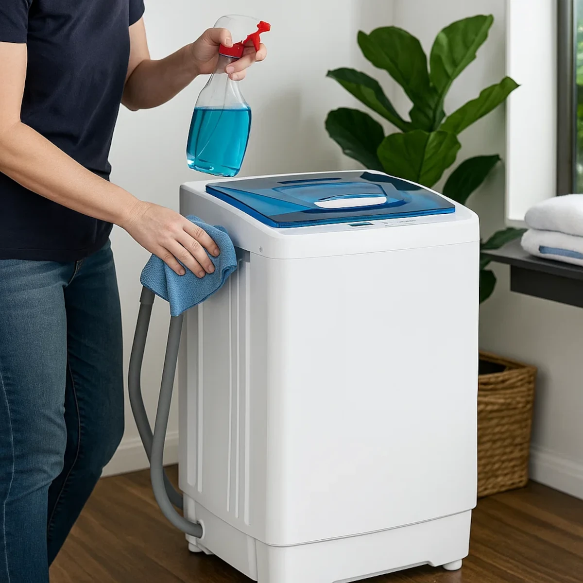 How to Clean a Portable Washing Machine: Step-by-Step Guide - Aosom
