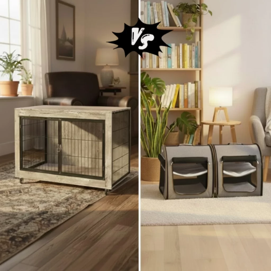 Dog Crate vs Carrier: Which One is Best for Your Dog's Needs? - Aosom