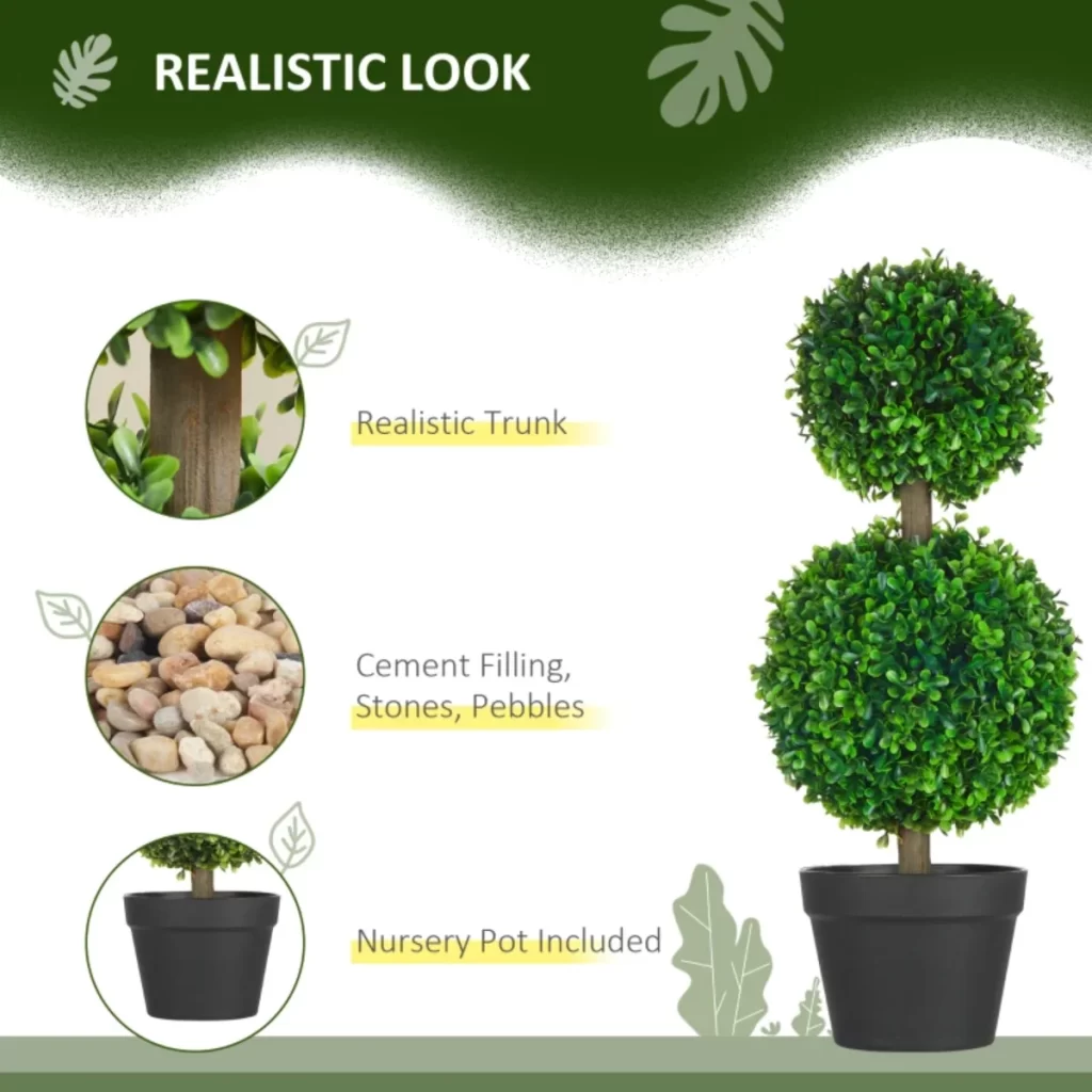 Artificial Boxwood Topiary Balls for Indoor Decor: Styling Sets and ...