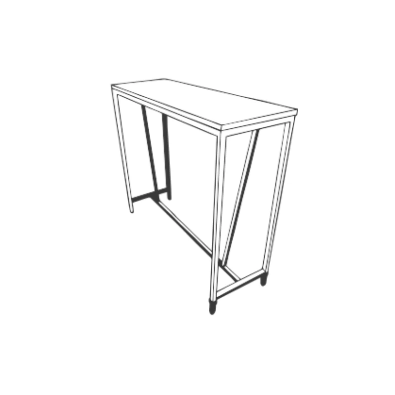 HOMCOM Inch Bar Table with Metal Legs Assembly Manual (SKU:835-383) - Aosom
