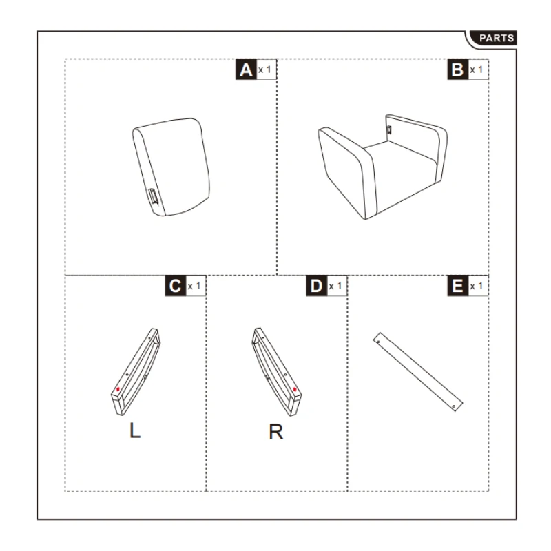 HOMCOM Accent Lounge Rocking Chair Assembly Manual (SKU: 833-860V80 ...